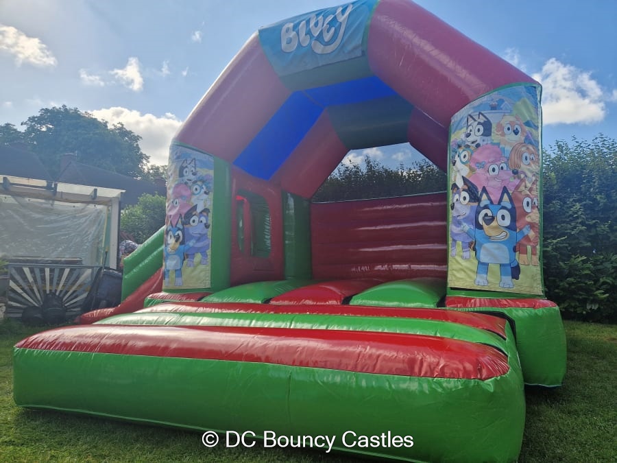 Bluey Bouncy Castle Combi 17x15 - Bouncy Castles, Inflatables and ...