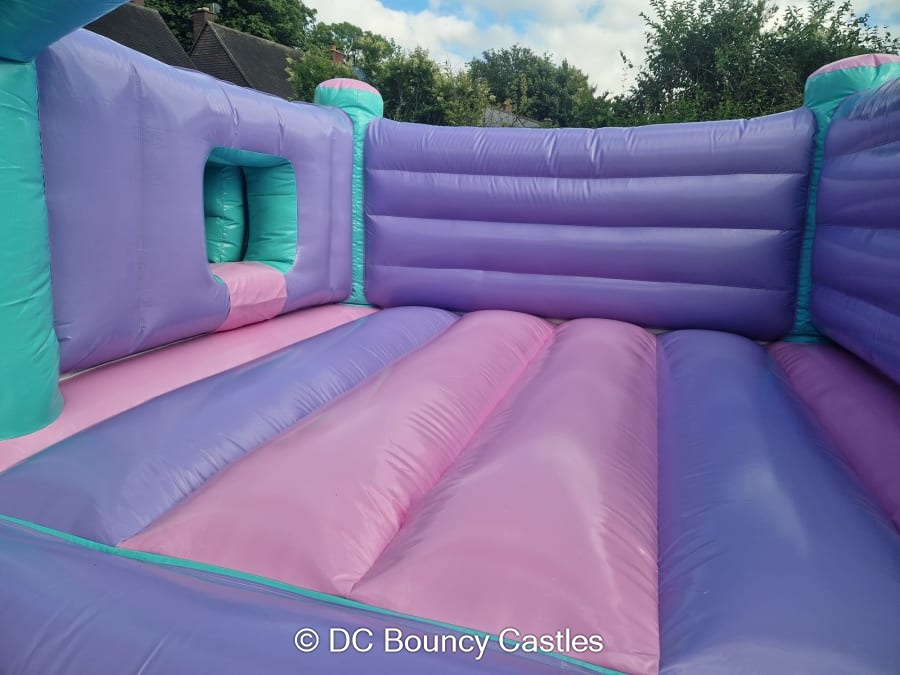 Pastel Bouncy Castle Combi 19x17 Low Height - Bouncy Castles ...